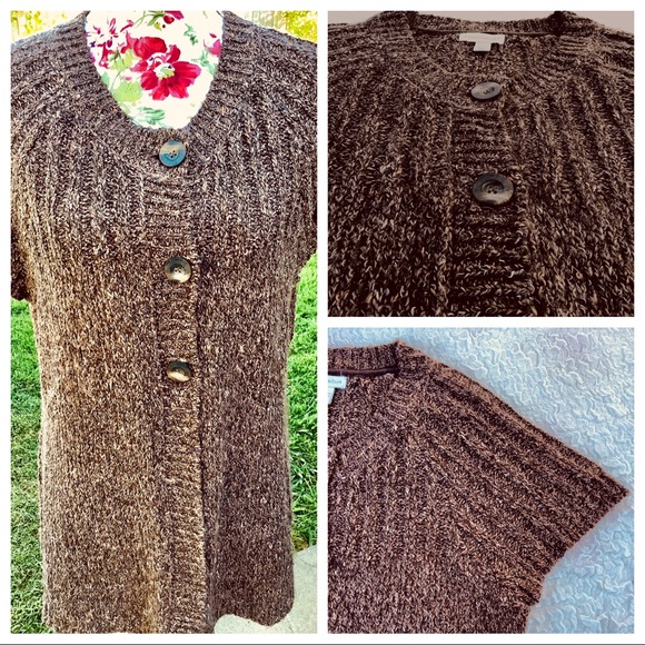 Charter Club | Sweaters | Vtg Ribbed Rustic Charter Club Button Knit ...